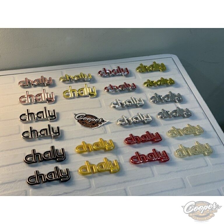 สีใหม่ โลโก้ชาลี ข้างตัวถัง logo chaly คู่ - Coopershop